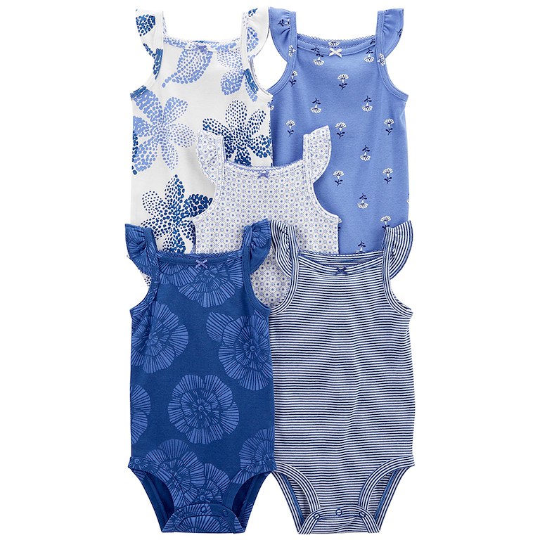 Carter's bodi za bebe devojčice - set od 5 kom. BZ231P184310