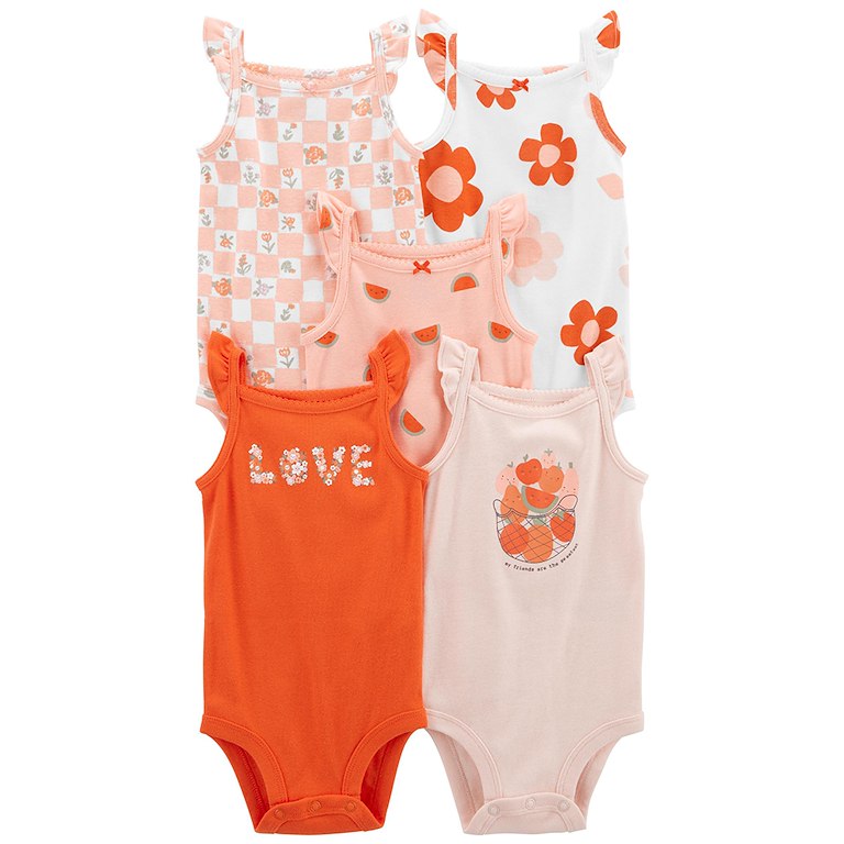 Carter's bodi za bebe devojčice - set od 5 kom. BZ231O861610