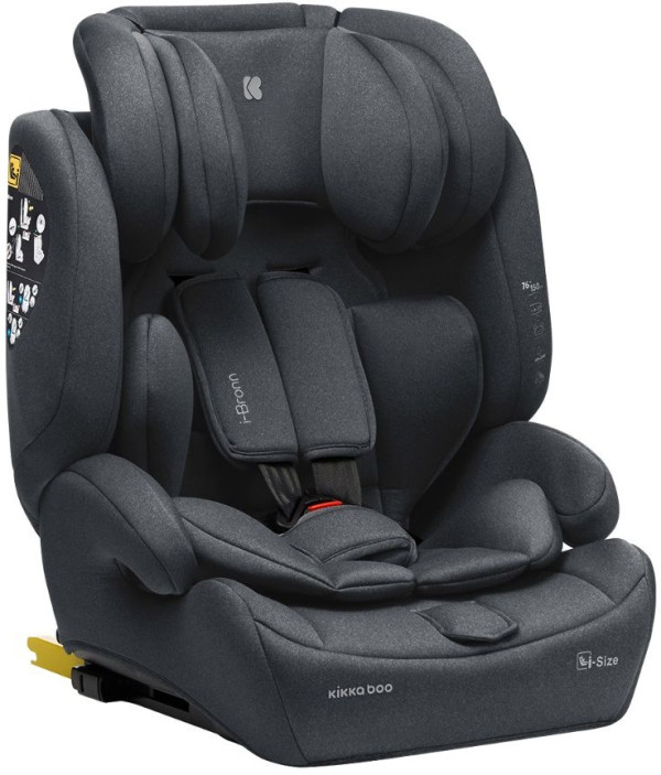 Autosediste I BRONN, I-SIZE Isofix, Kikka Boo, Grey