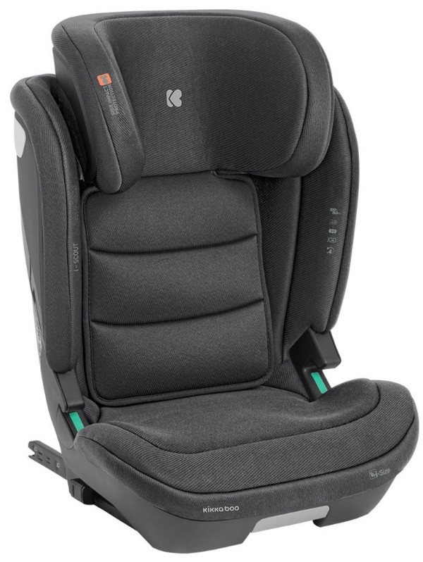 Autosediste I SCOUT, I-SIZE Isofix, Kikka Boo, Dark Grey