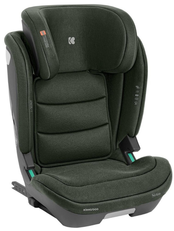 Autosediste I SCOUT, I-SIZE Isofix, Kikka Boo, Army Green