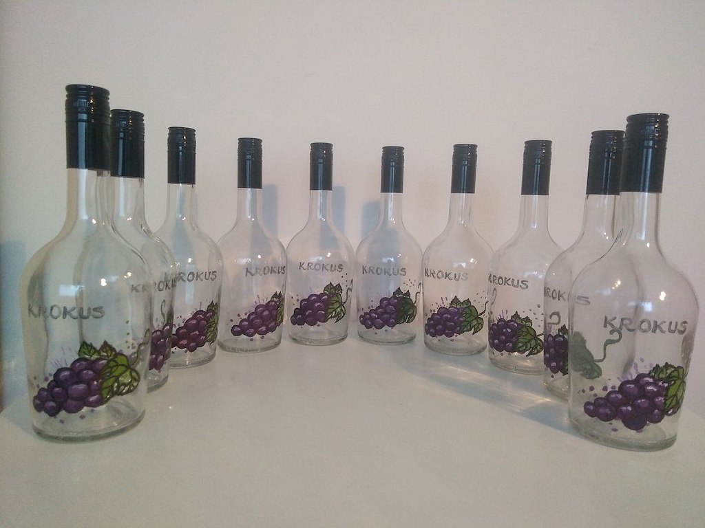 Flaše za rakiju - grožđe