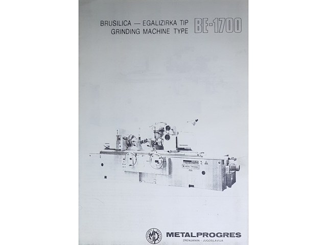 Brošura `METALPROGRES` Zrenjanin Jugoslavija