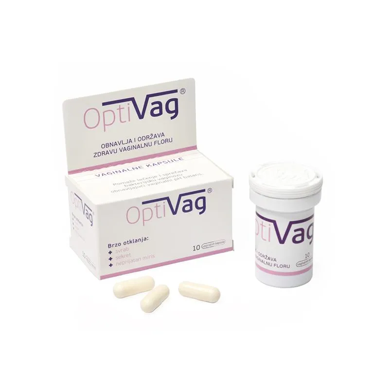 OptiVag vaginalni probiotik 10 kapsula