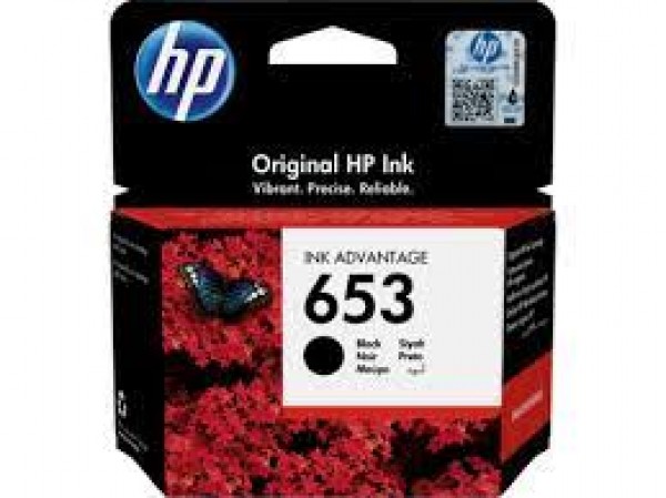 HP 653 Black Original Ink Advantage Cartridge (3YM75AE)