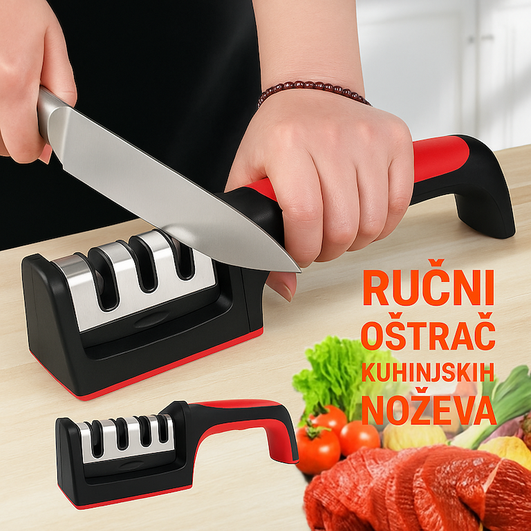 Ručni OŠTRAČ kuhinjskih noževa