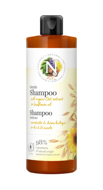 NATURAL Blagi šampon za kosu sa ekstraktom ovasa i suncokretovim uljem, 400 ml