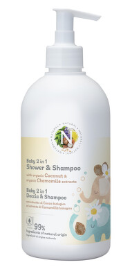 NATURAL 2 u 1 Baby kupka i šampon, 500 ml