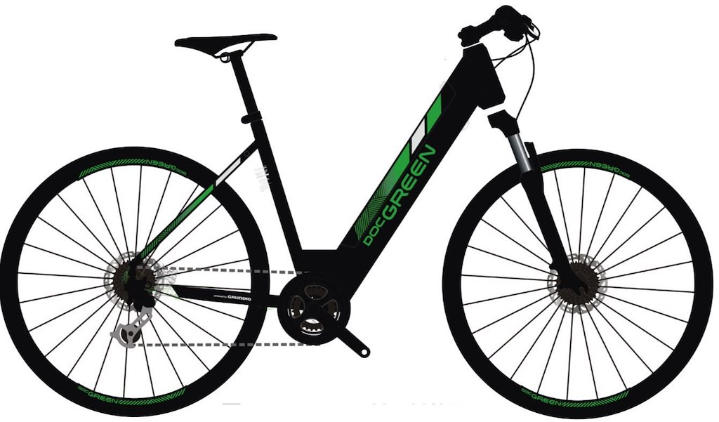 Xplorer Elektricni bicikl City Green 28"