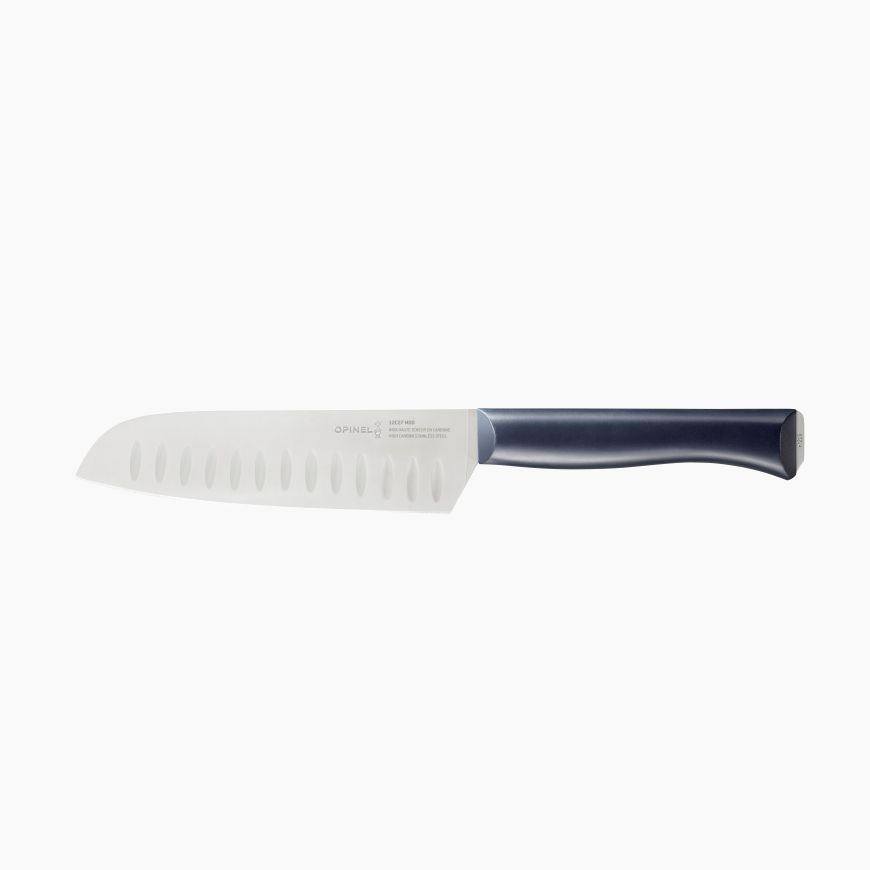 Nož Opinel Inox 17 Intermpora kuhinjski Santoku plavi