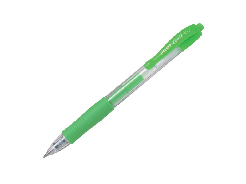 Roler Pilot G2 0.7 neon zelena