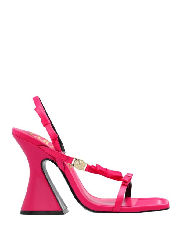 Versace Jeans Couture - Satenske sandale sa štiklom