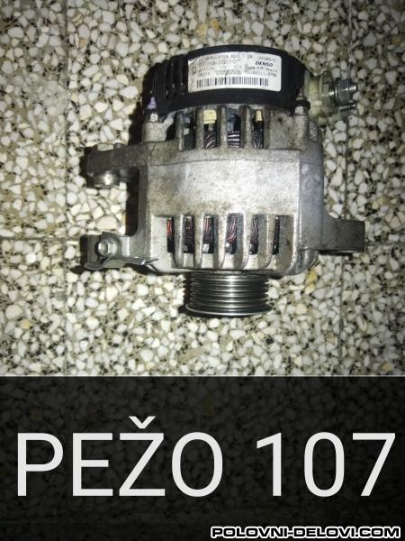 Peugeot 107 Alternator Elektrika I Paljenje