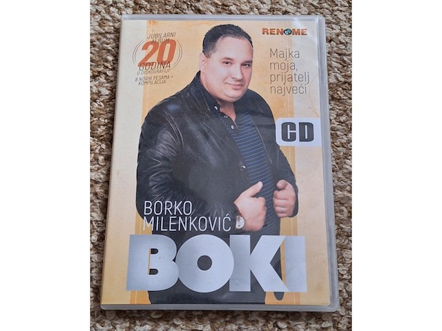 CD-BOKI MILENKOVIĆ-MAJKA MOJA PRIJATELJ NAJVEĆI-NOVO