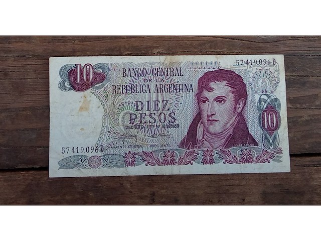 ARGENTINA 10 P