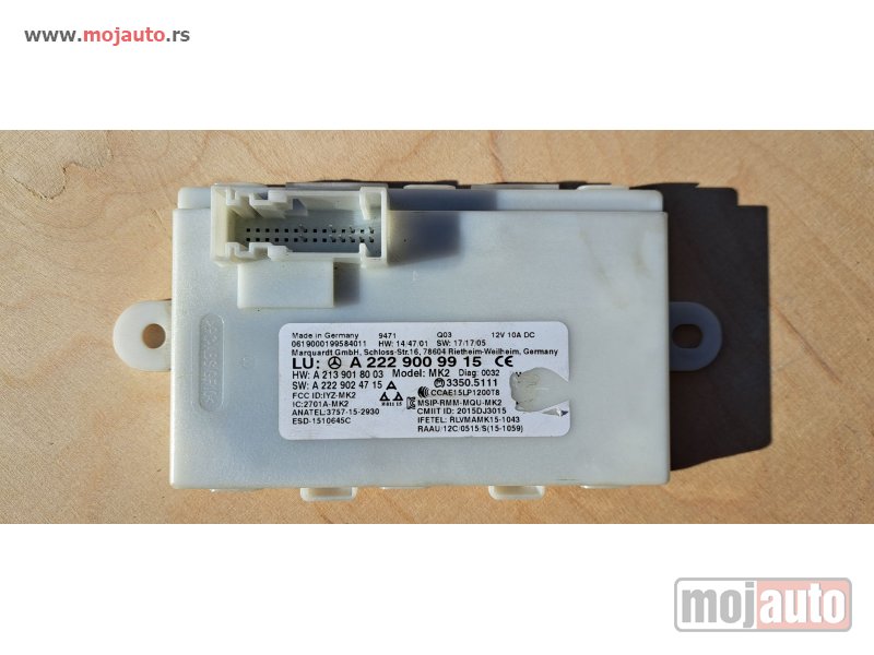 Elektronika za Mercedes A 222 900 9915