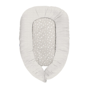 Kikka Boo baby gnezdo od memorijske pene 3u1 Dots Beige