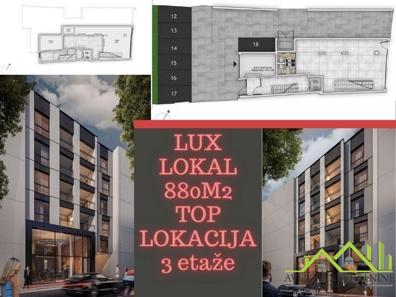 LUX POSLOVNI PROSTOR 880M2 TOP LOKACIJA NA 3 ETAŽE