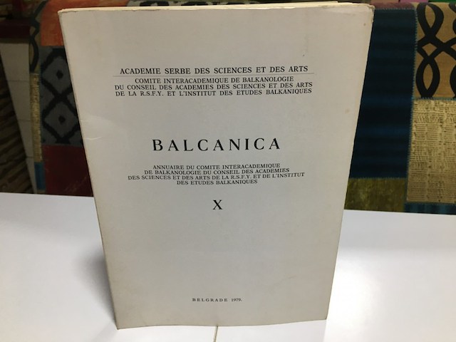 Balcanica X Балkаниkа 10