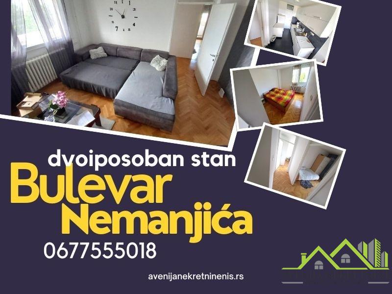 NAJTRAŽENIJA LOKACIJA – DVOIPOSOBAN STAN U BLIZINI ZONE 3 NA BULEVARU NEMANJIĆA