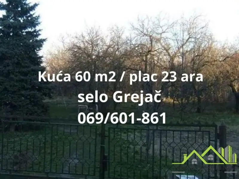 Kuća sa placem od 23 ara - selo Grejač