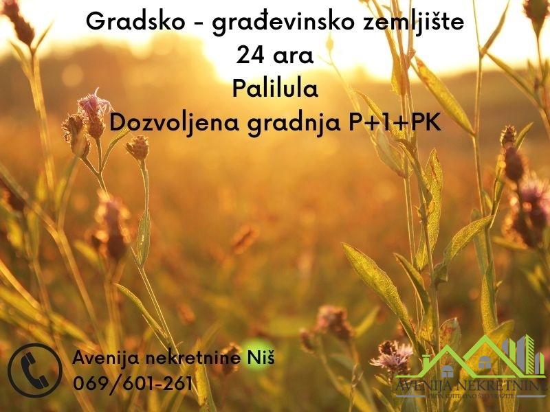 Gradsko građevinsko zemljište, 24 ara, Palilula