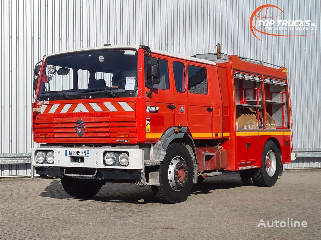 Renault G270 3.500 ltr watertank - Feuerwehr, Fire truck - Crewcab, Dopp vatrogasno vozilo