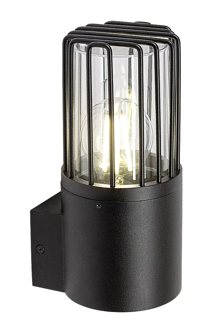 RABALUX Haren Spoljna zidna lampa, IP54, E27, 60W, Crna
