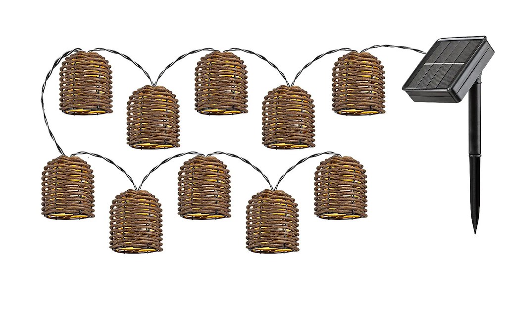 RABALUX Rupit Spoljna dekorativna svetla, Solarna, IP44, 0.6W, 5lm, 10 komada