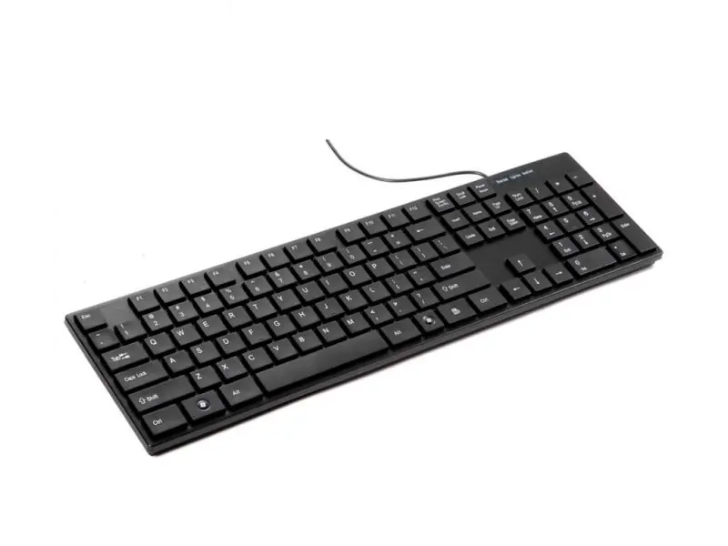 XPLORE XP1251 Tastatura, Slim, US, Crna