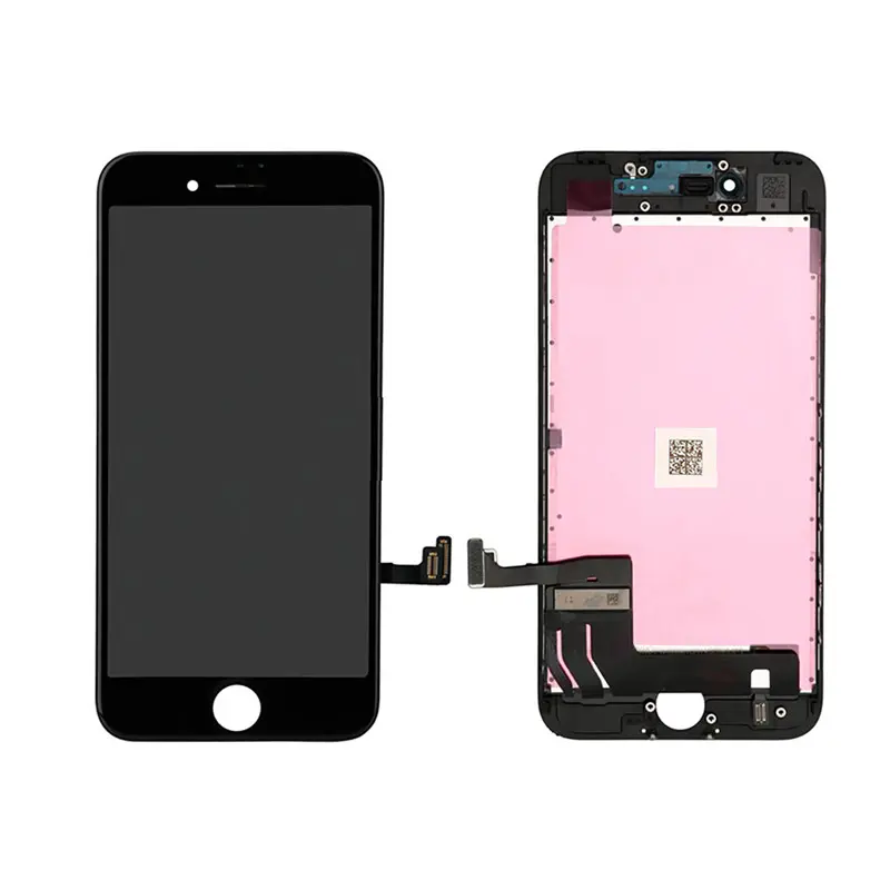 NCC INCELL LCD za telefon IPhone 7 + Touch screen, Sa okvirom, Crni