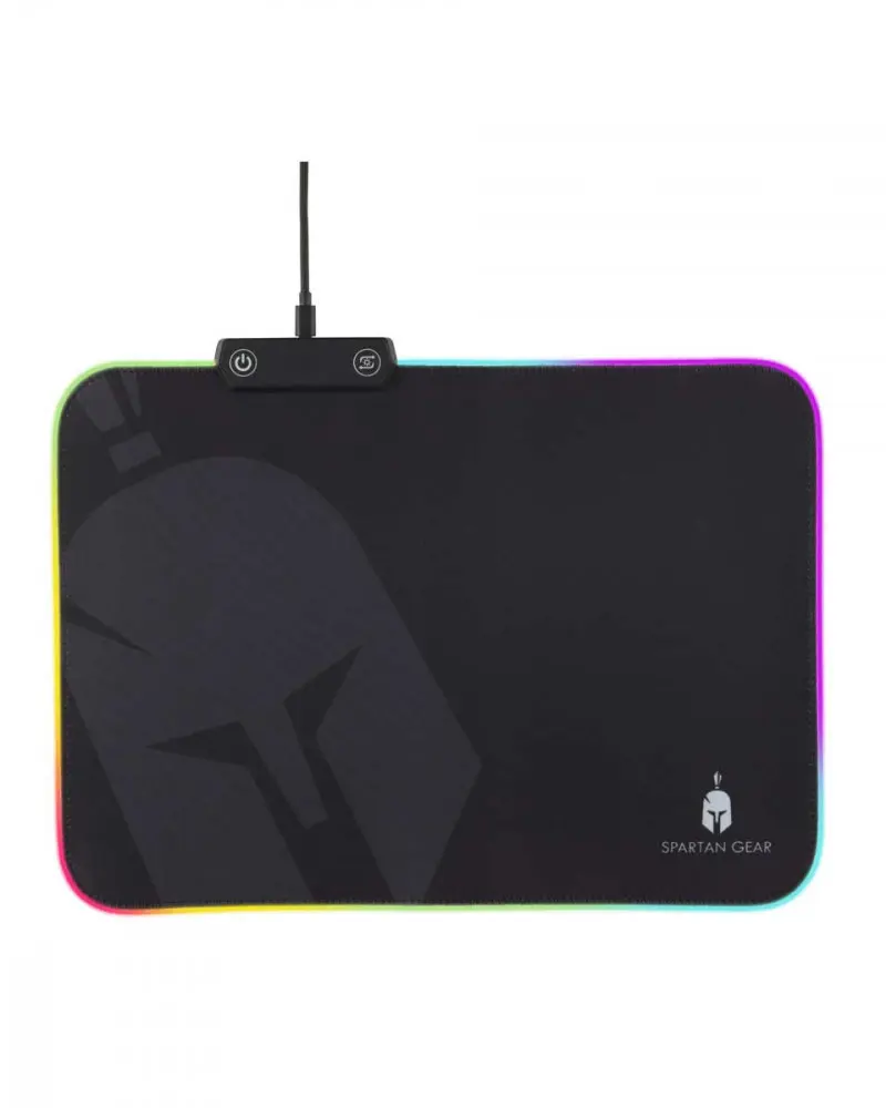 SPARTAN GEAR Podloga za miš Spartan Gear Ares RGB crna