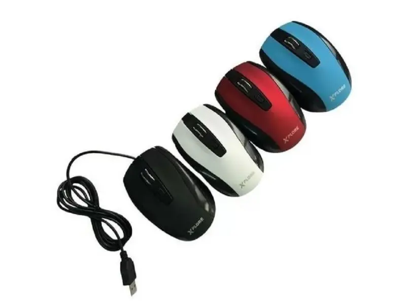 XPLORE XP1203 Miš, USB, Optički, 800 DPI, Crveno-Crni