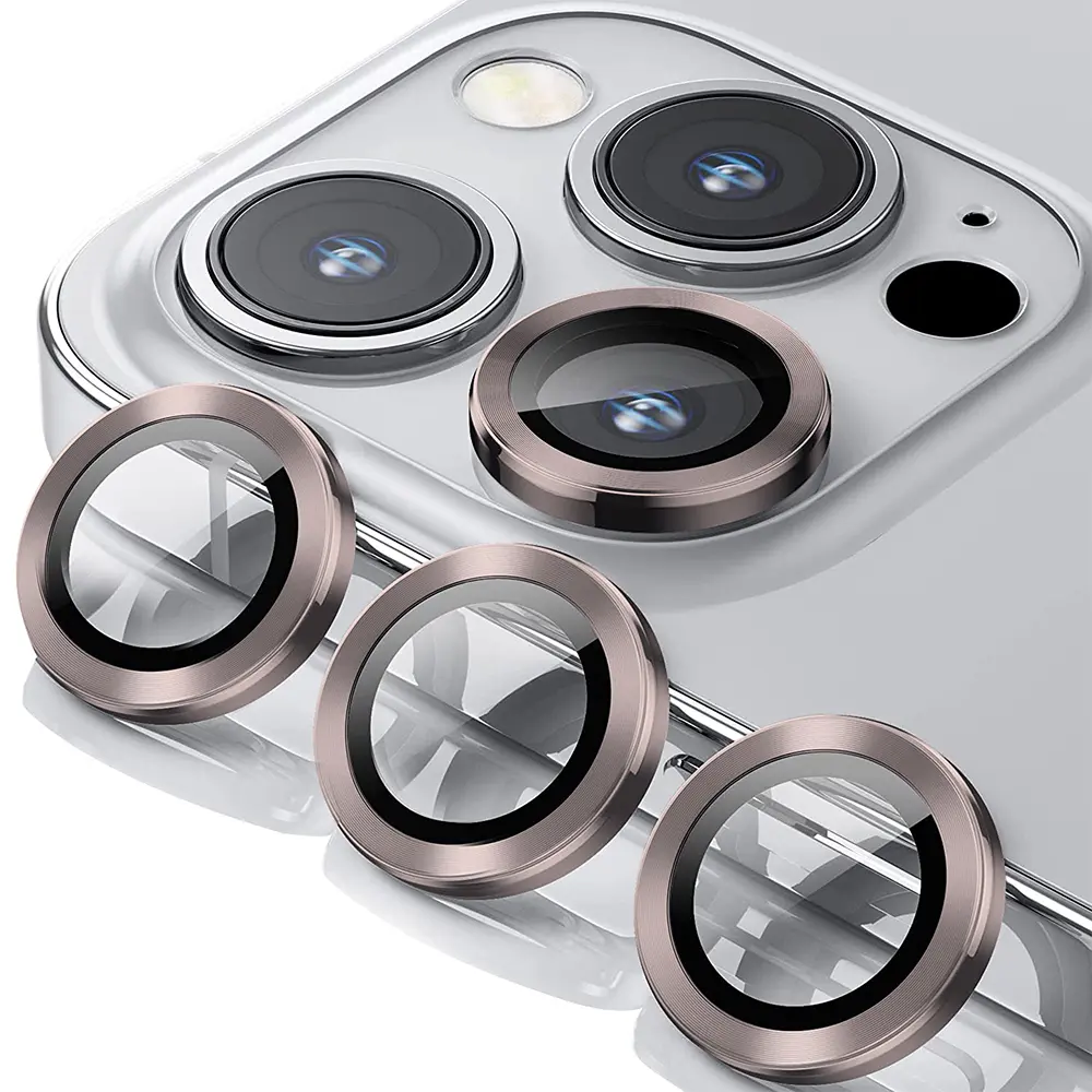 RING Zaštita za kameru za Iphone 12 Pro/12 Pro Max, Roze