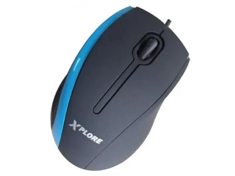 XPLORE XP1200 Miš, USB, Crno-Plavi