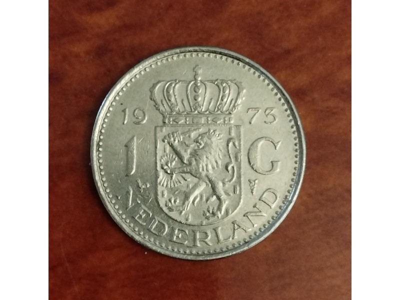 ** HOLANDIJA - 1 GULDEN 1973. **