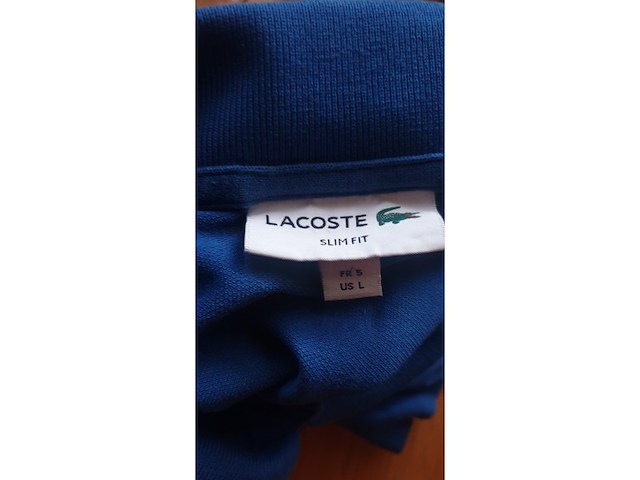 LACOSTE kraljevsko plava L br. 5 slim fit ORIGINAL