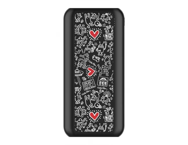 Celly KeithHaring PB10000 power bank 10000mAh crni