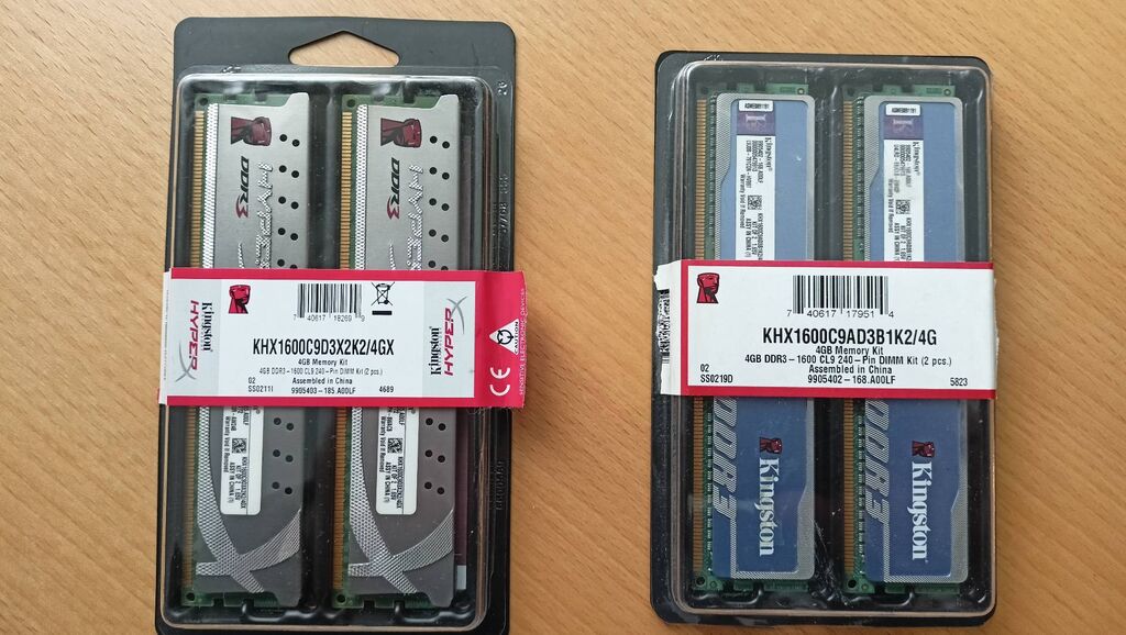 Kingston Kit 2x2Gb Hyper X ddr3 1600Mhz CL9-vrhunska memorija