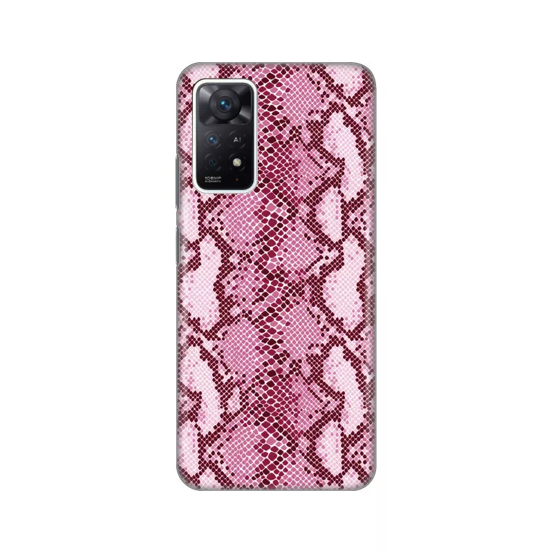 Maskica Silikonska Print za Xiaomi Redmi Note 11 Pro 4G/5G/Note 12 Pro 4G Pink Snake