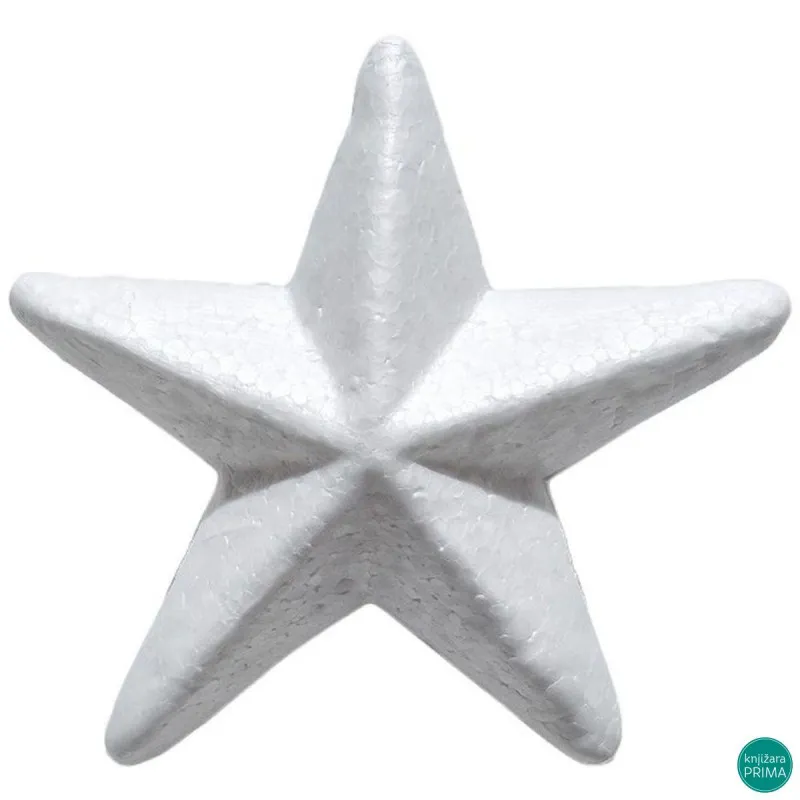 Zvezda od stiropora za dekoraciju 125mm