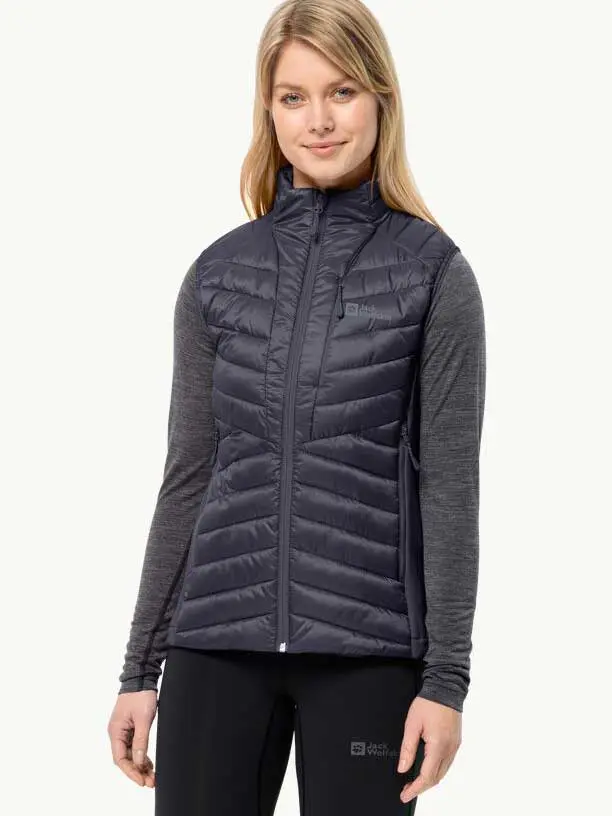 JACK WOLFSKIN Ženski prsluk Routeburn Pro Ins Vest W JW-1207202 siva