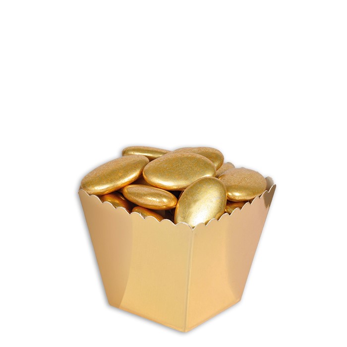 Zlatne kutije za kokice ili slatkiše