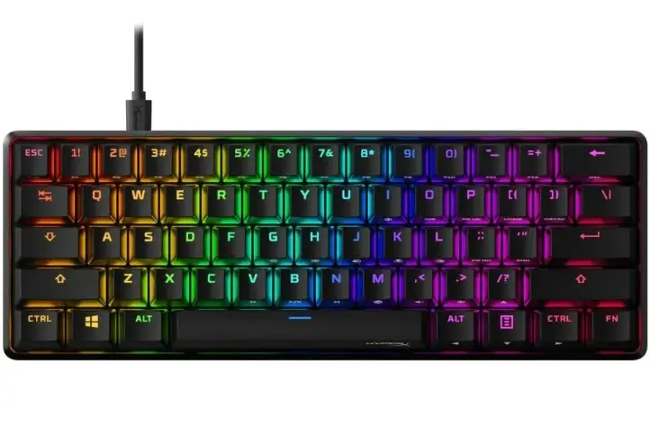 HYPERX Gaming tastatura Alloy Origins 60% - Aqua Tactile crna