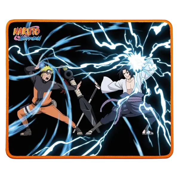 KONIX Podloga za miša Naruto Shippuden Naruto vs Sasuke plavo-crna