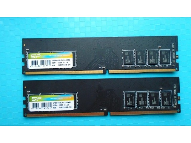8GB DDR4 (2x4) 2666Mhz Silicon Power Uparene