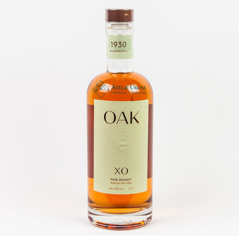 Radenković OAK XO Brandy, Rakija od Vina 0.7l
