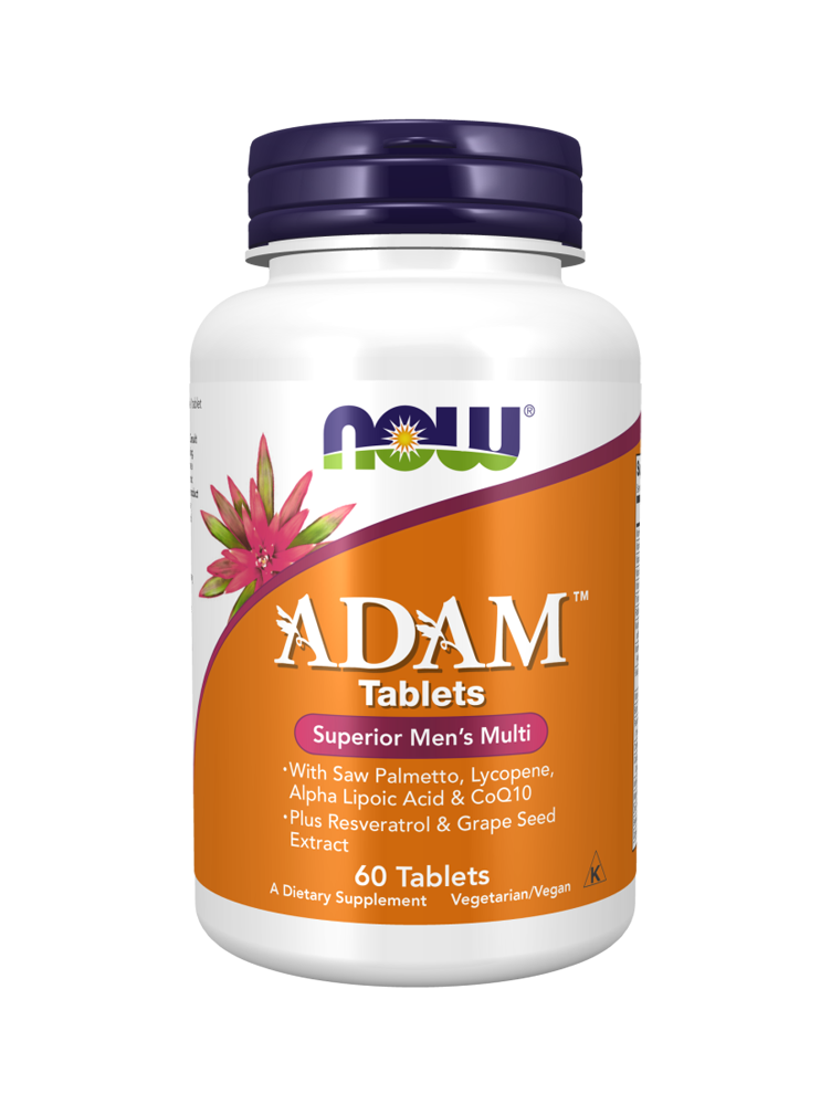 ADAM Men’s Multiple Vitamin, Now Foods, 60 tableta