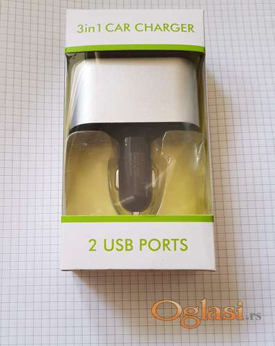 Razdelnik na 2 upaljača i 2 USB