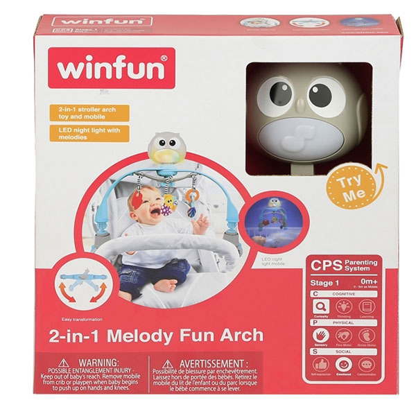Win Fun Baby Muzički luk za kolica/krevetac LED 00865-NL
